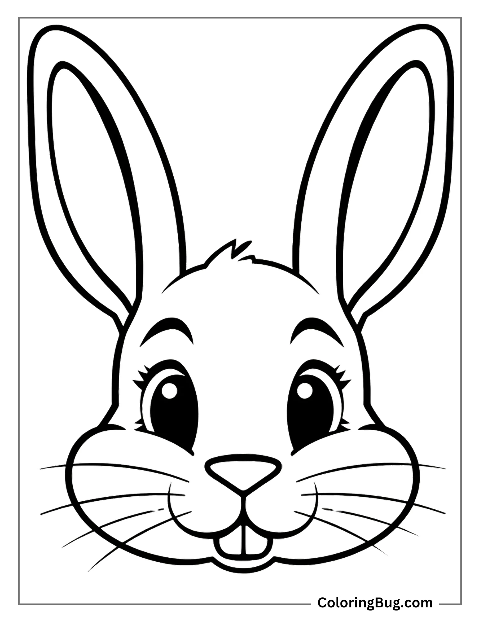 60 Cute Rabbit Coloring Pages (Free Printable PDFs)