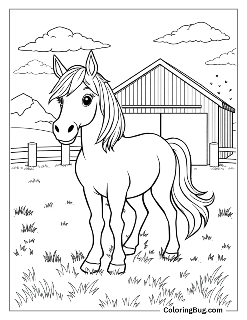 74 Horse Coloring Pages (Free Printable PDFs)