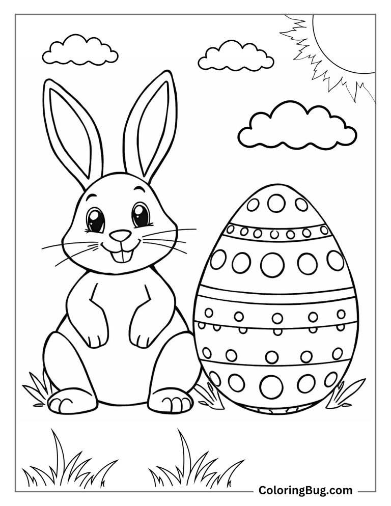 58 Cute Rabbit Coloring Pages (Free Printable PDFs)