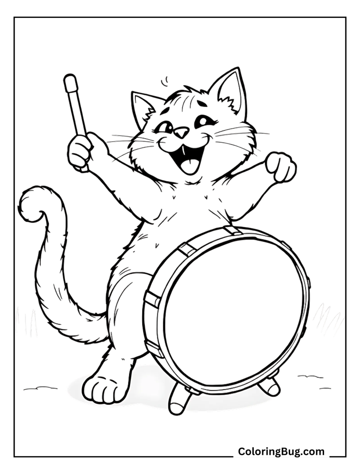 68 Cute Cat Coloring Pages (Free Printable PDFs)