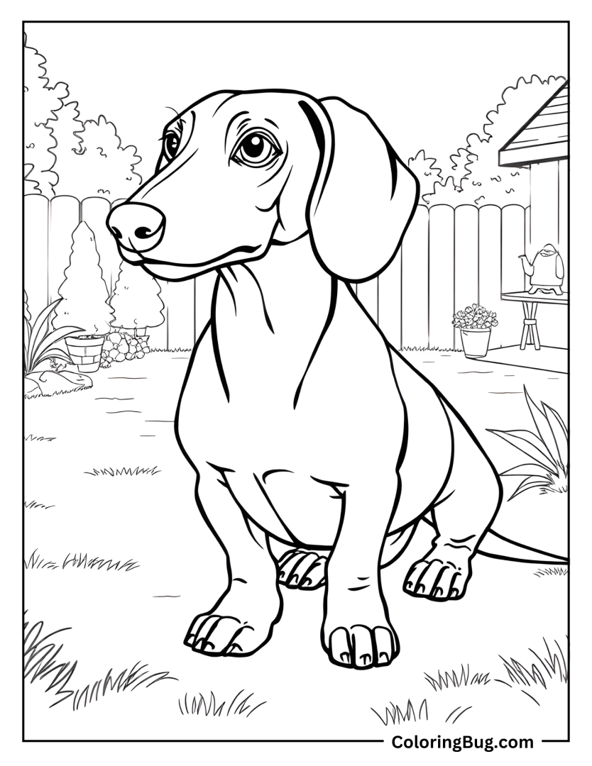 30 Dachshund Coloring Pages (Free Printable PDFs)
