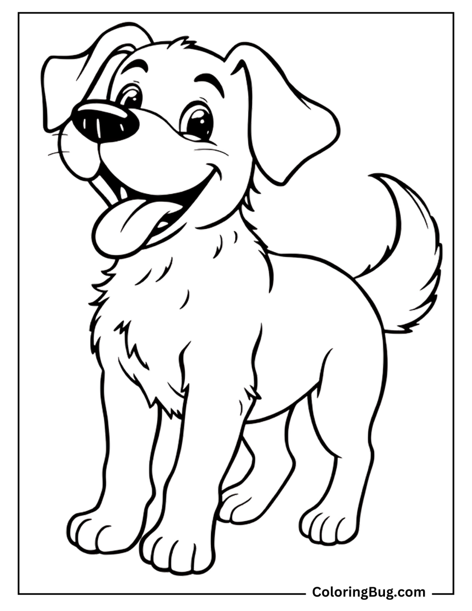 440+ Dog Coloring Pages (Free Printable PDFs)