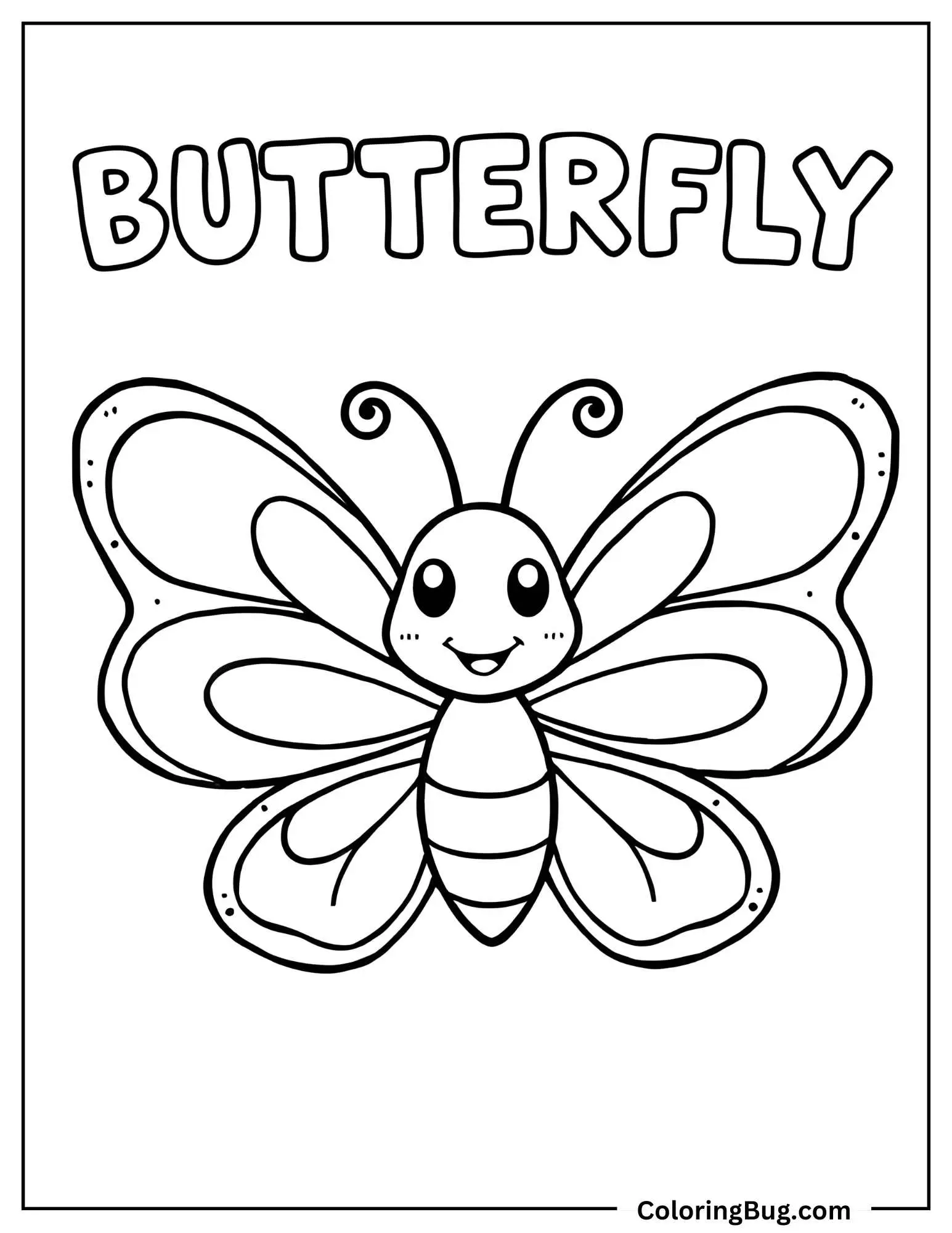 70 Butterfly Coloring Pages (Free Printable PDFs)
