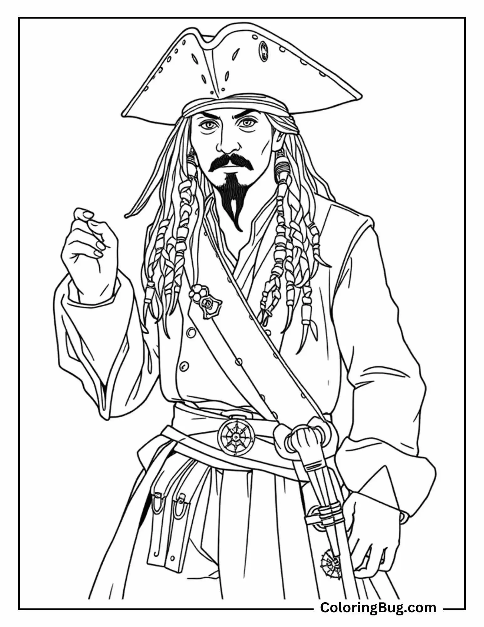 40 Cool Pirate Coloring Pages (Free Printable PDFs)