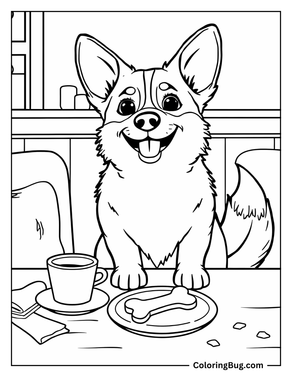 30 Corgi Coloring Pages (Free Printable PDFs)