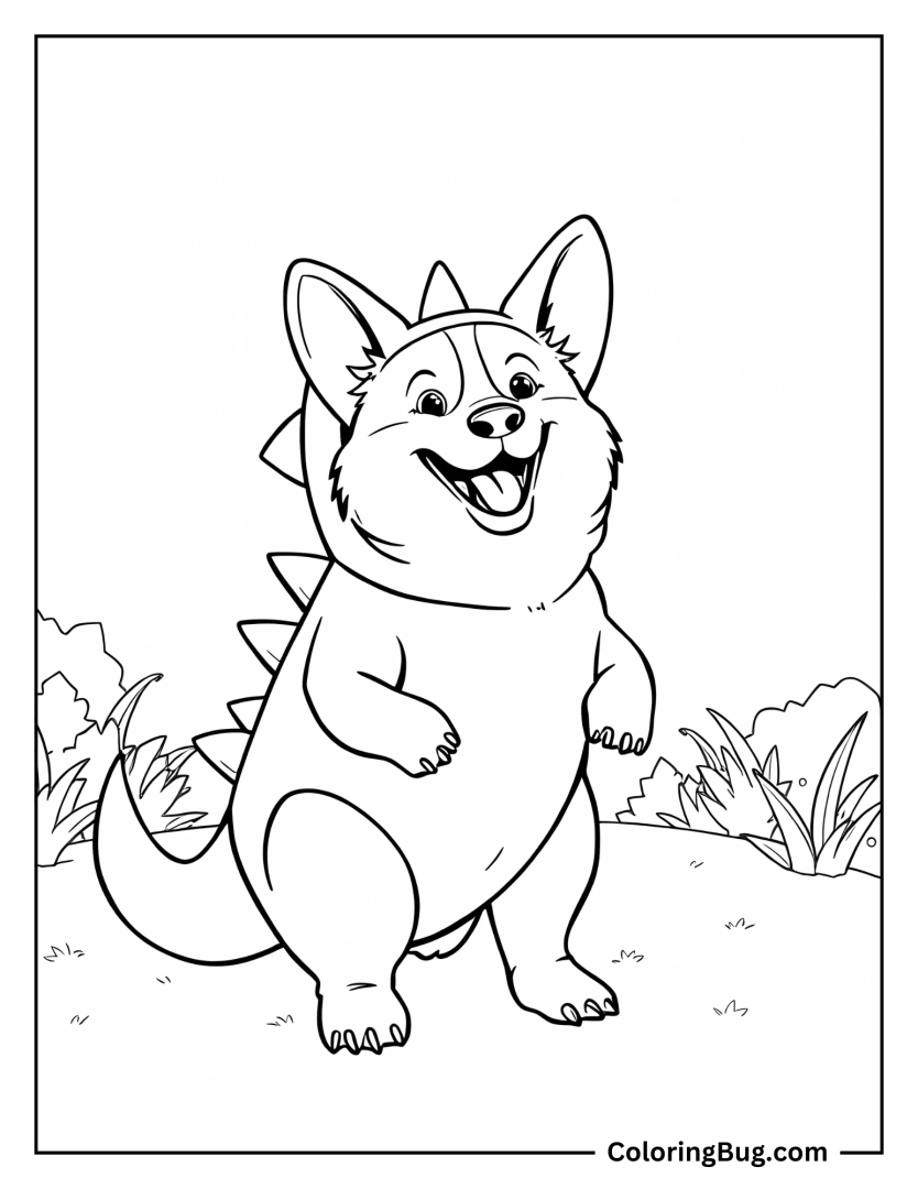 30 Corgi Coloring Pages (Free Printable PDFs)