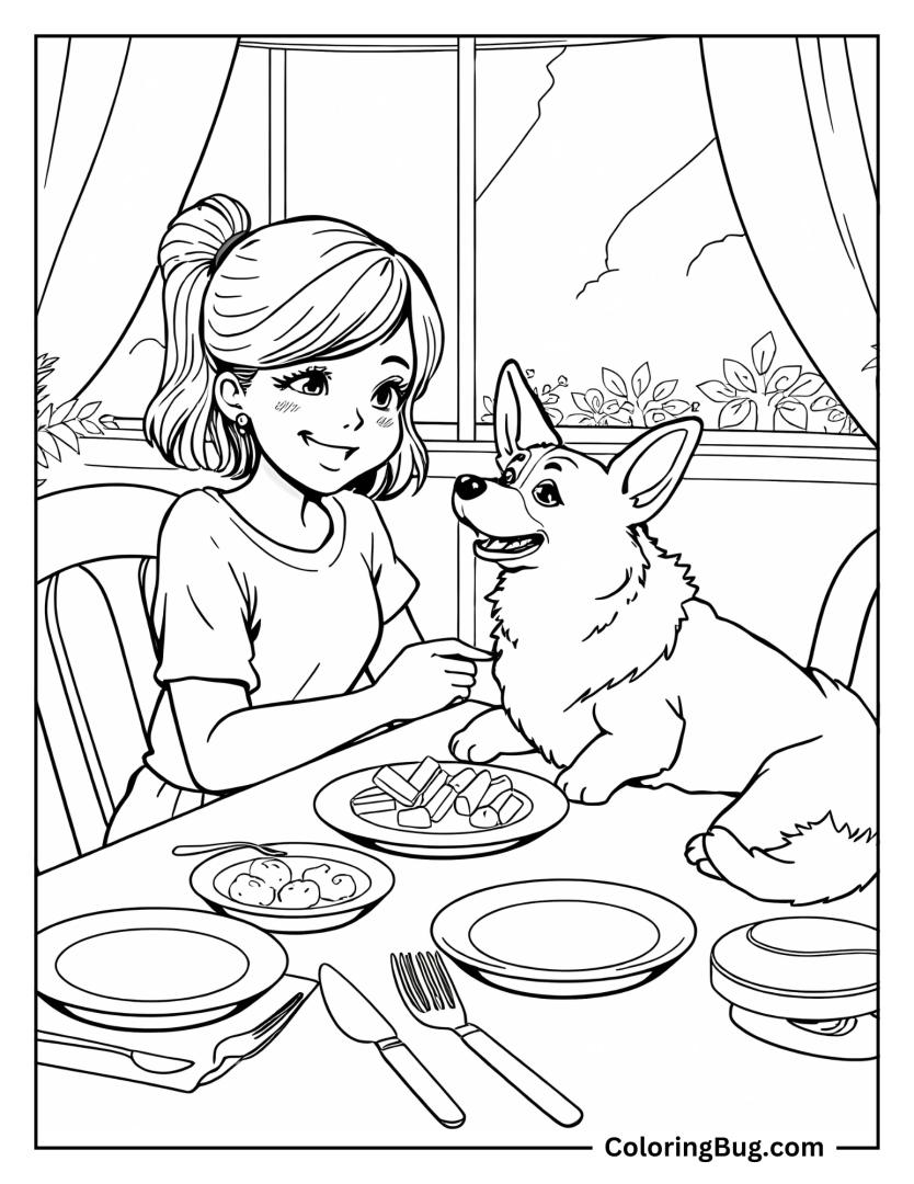 30 Corgi Coloring Pages (Free Printable PDFs)