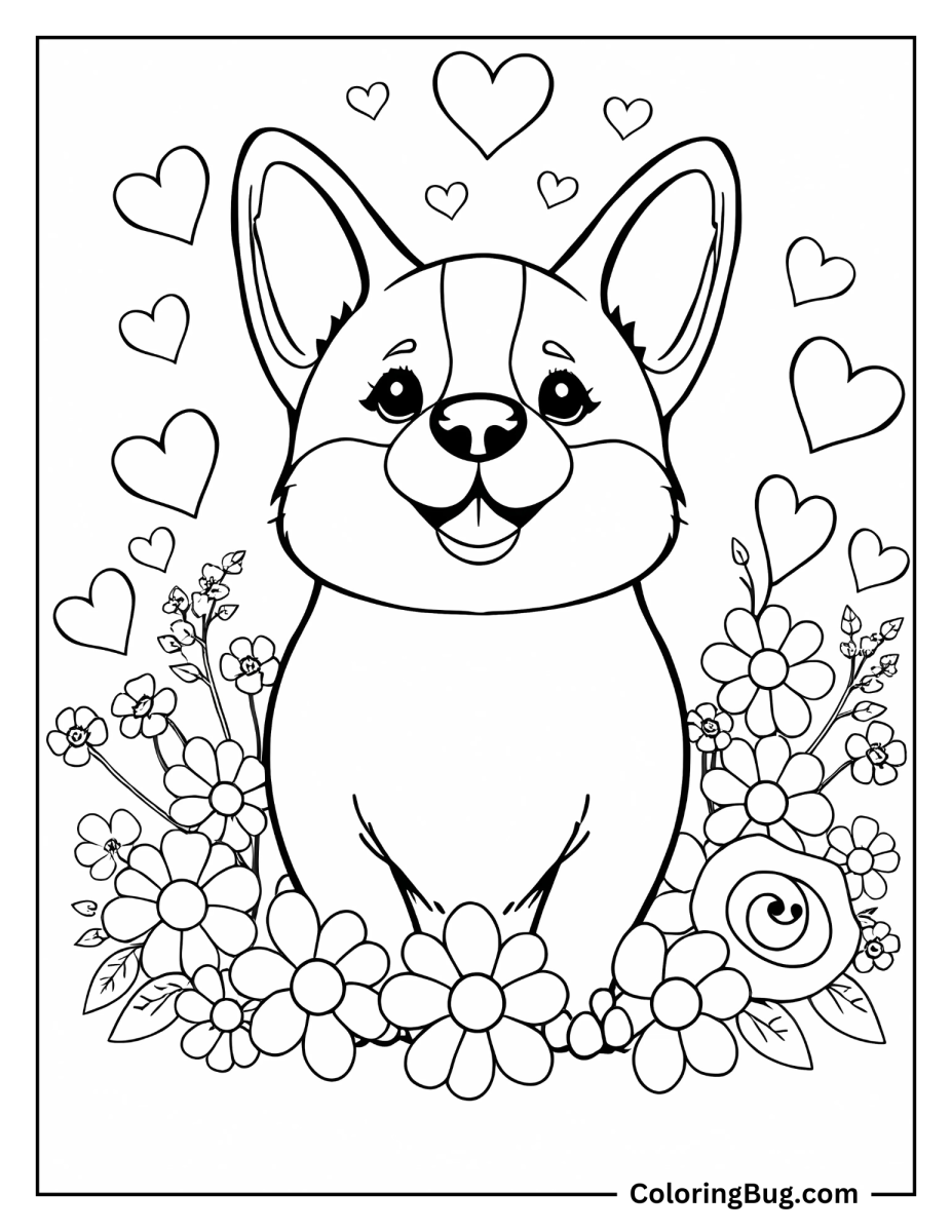 30 Corgi Coloring Pages (Free Printable PDFs)