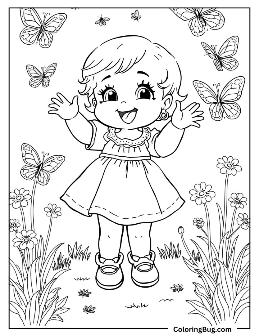 82 Cute Butterfly Coloring Pages (Free Printable PDFs)