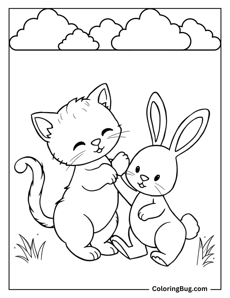 50 Cute Kittens Coloring Pages (Free Printable PDFs)