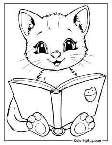 50 Cute Kittens Coloring Pages (Free Printable PDFs)