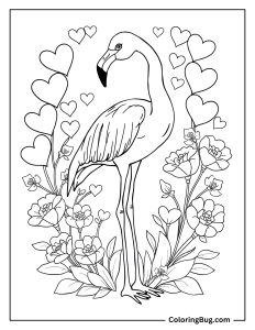 30 Flamingo Coloring Pages (Free Printable PDFs)