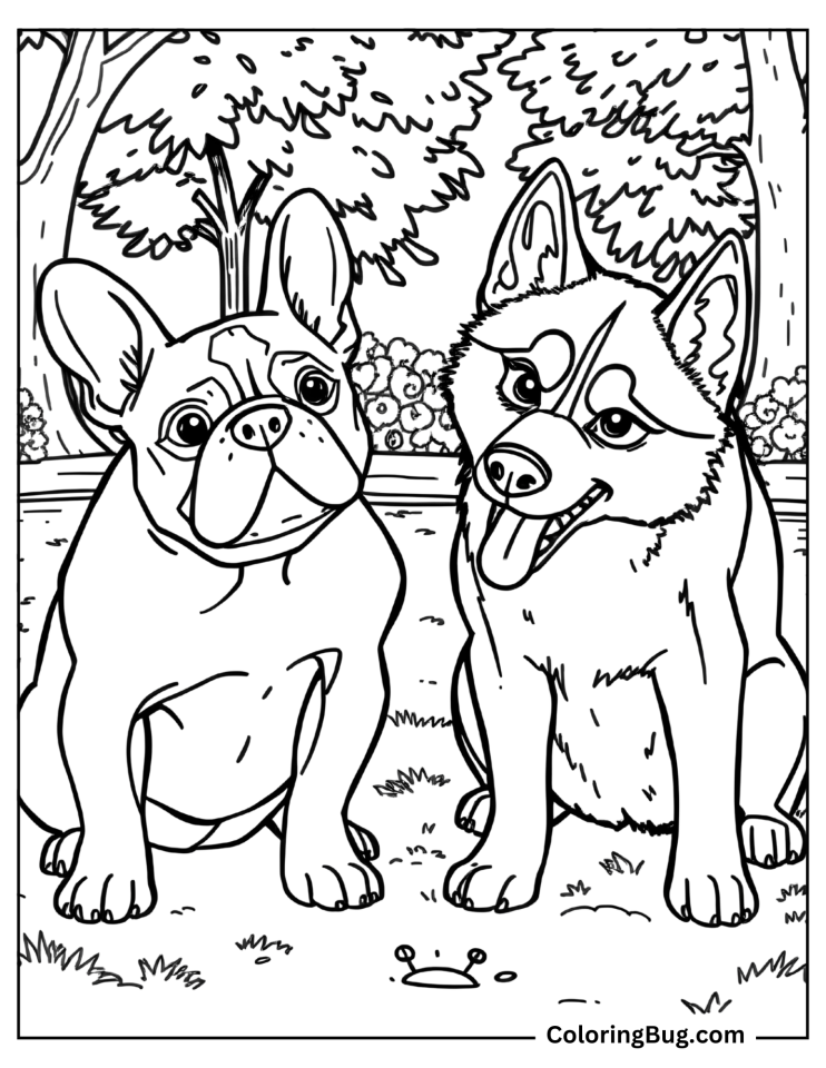 30 French Bulldog Coloring Pages (Free Printable PDFs)