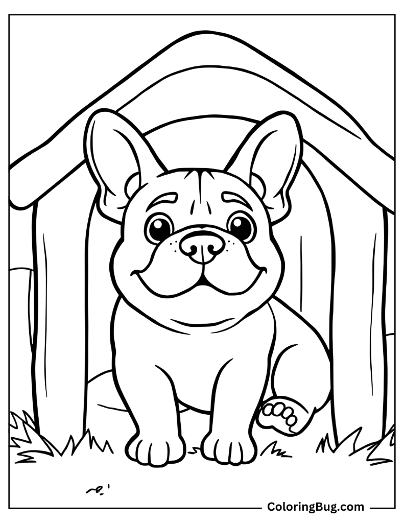 30 French Bulldog Coloring Pages (Free Printable PDFs)