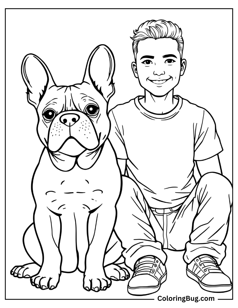 30 French Bulldog Coloring Pages (Free Printable PDFs)