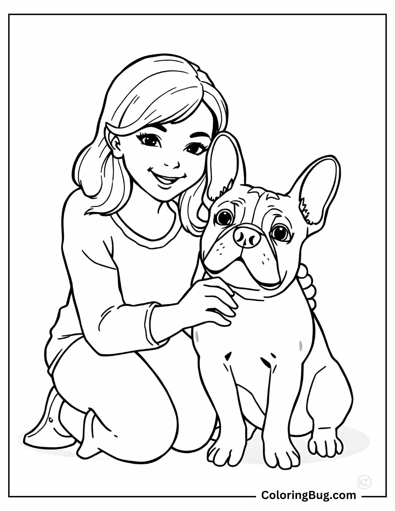 30 French Bulldog Coloring Pages (Free Printable PDFs)