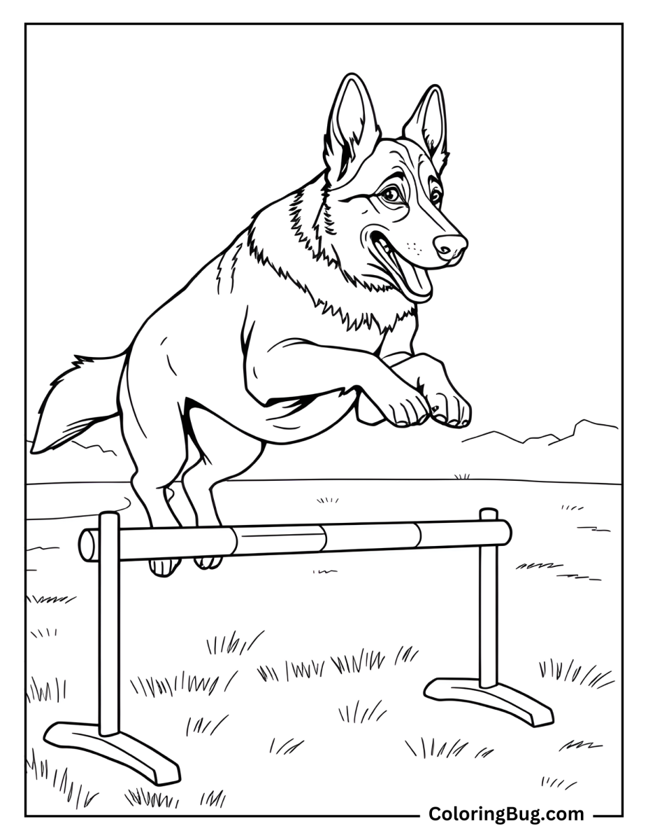 30 German Shepherd Coloring Pages (Free Printable PDFs)