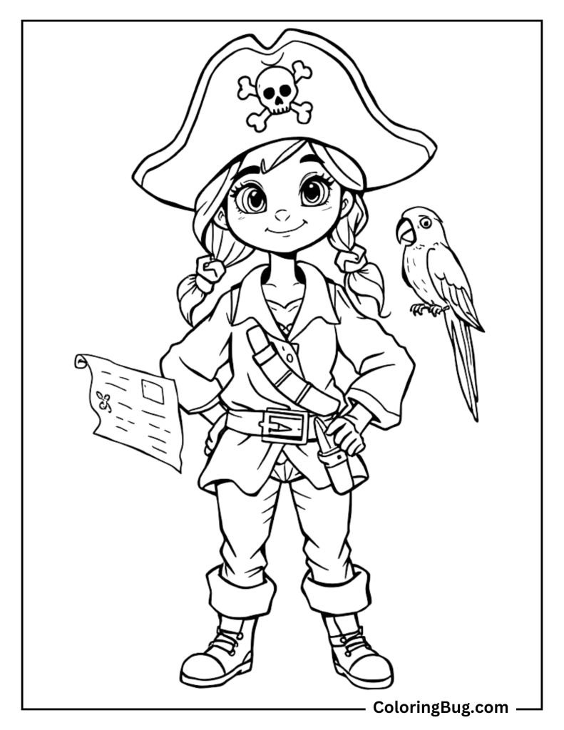 40 Cool Pirate Coloring Pages (Free Printable PDFs)