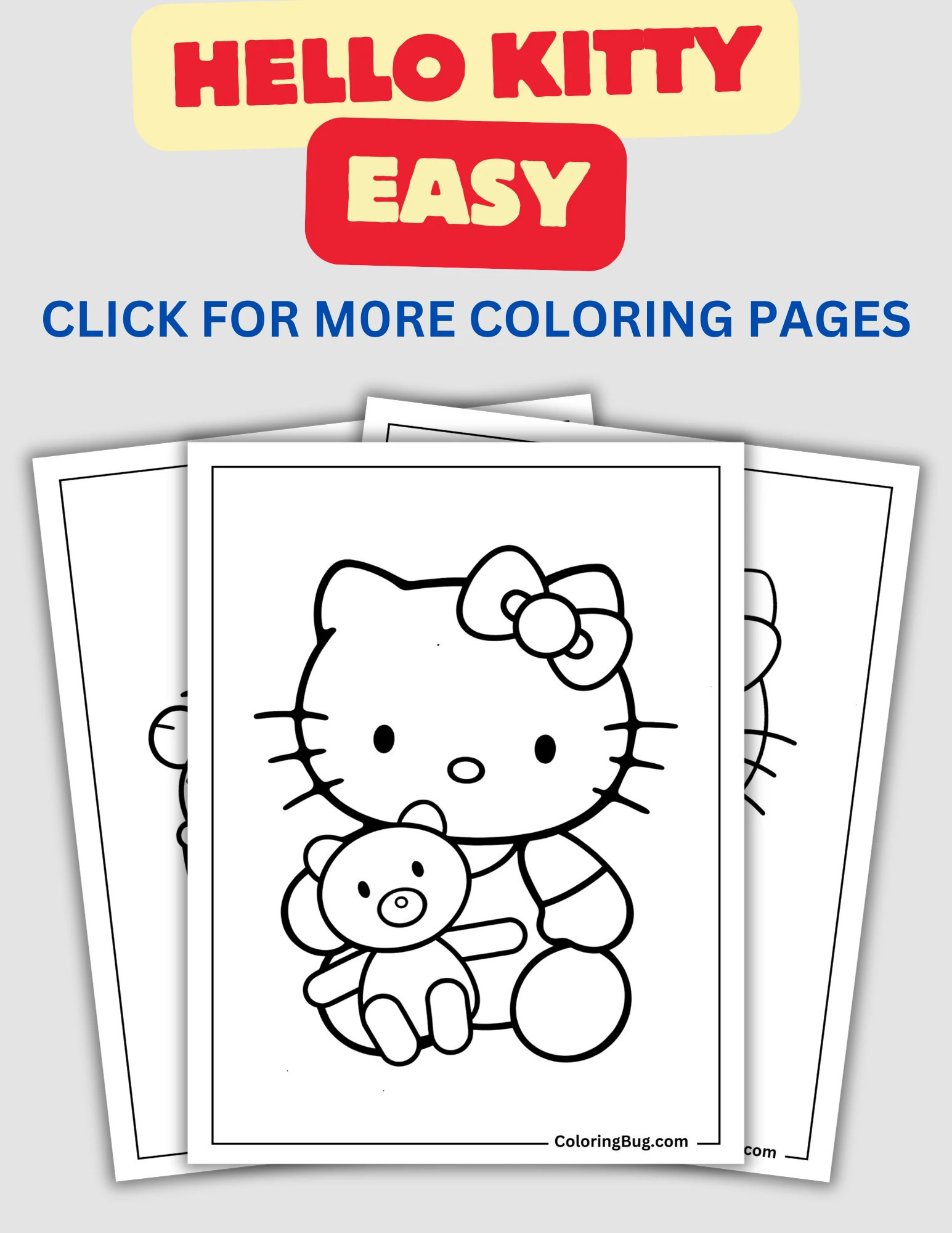 540+ Hello Kitty Coloring Pages (Free Printable PDFs)