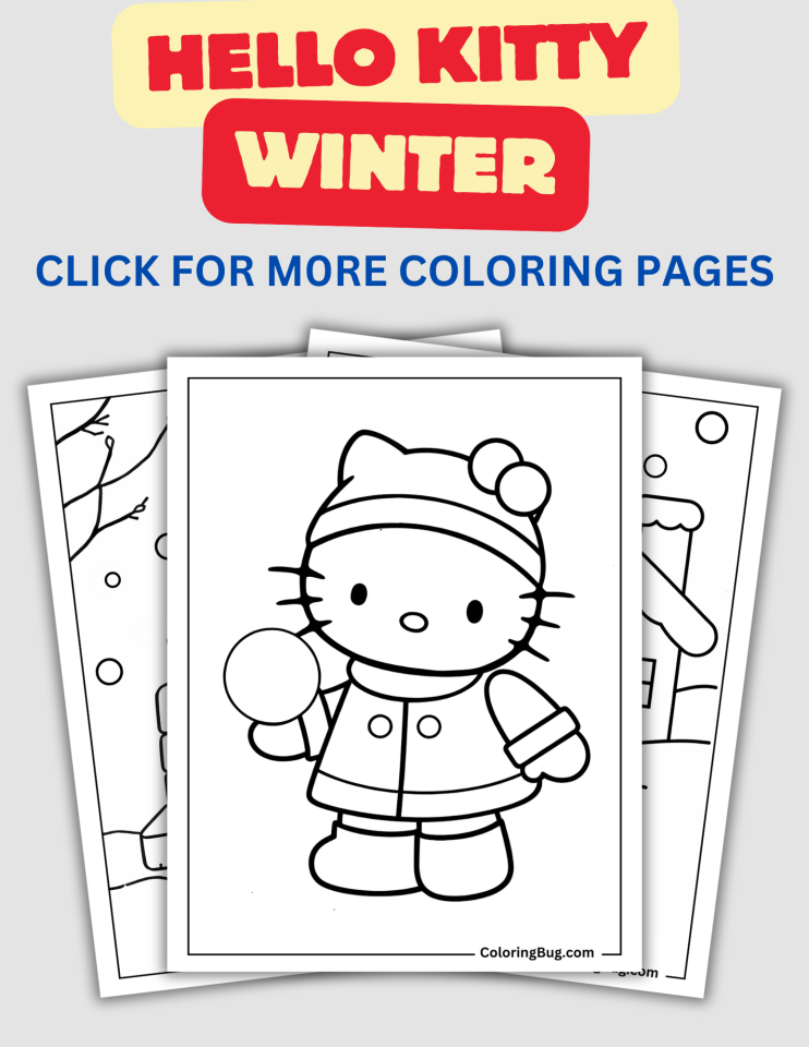 540+ Hello Kitty Coloring Pages (Free Printable PDFs)