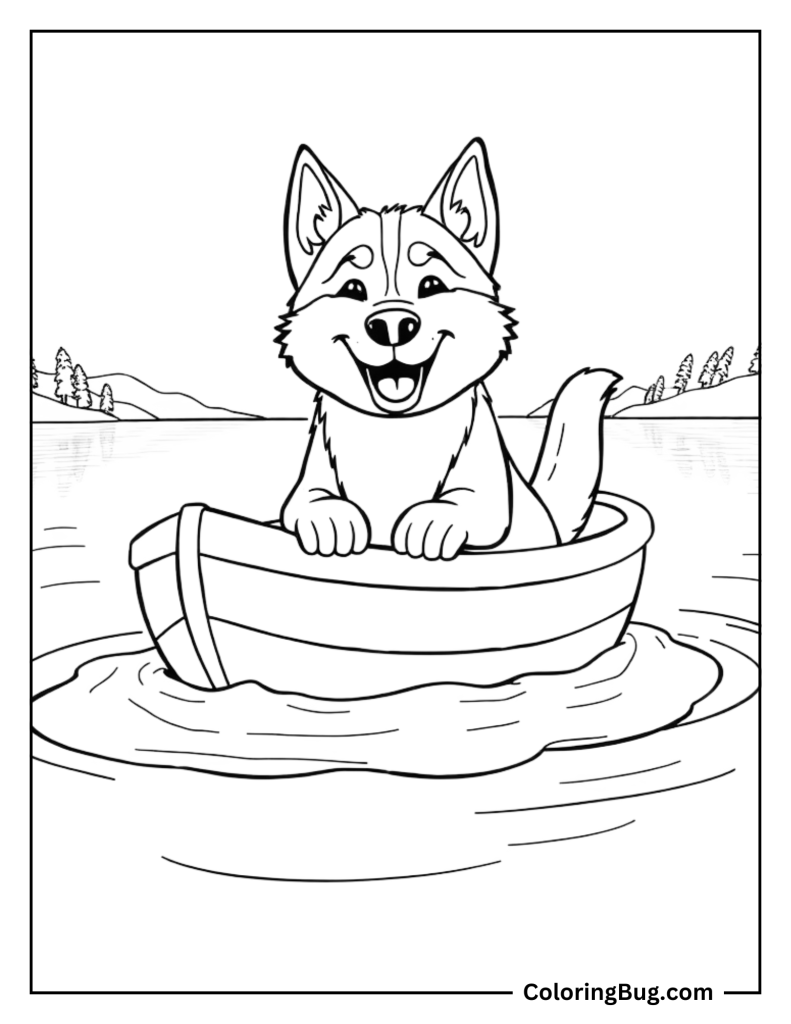 30 Husky Coloring Pages (Free Printable PDFs)