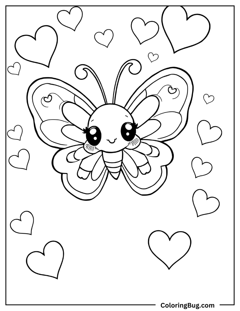 82 Cute Butterfly Coloring Pages (Free Printable PDFs)
