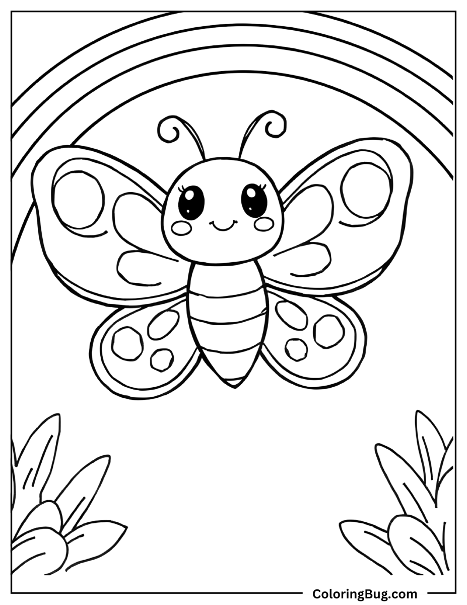 82 Cute Butterfly Coloring Pages (Free Printable PDFs)
