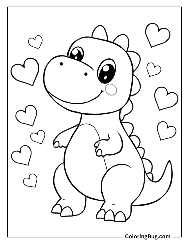 60+ T-Rex Coloring Pages (Free Printable PDFs) For Kids and Adults