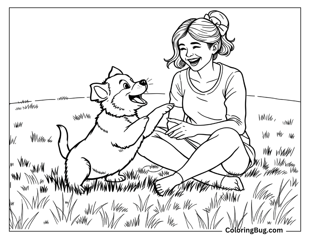60 Cute Puppy Coloring Pages (Free Printable PDFs)