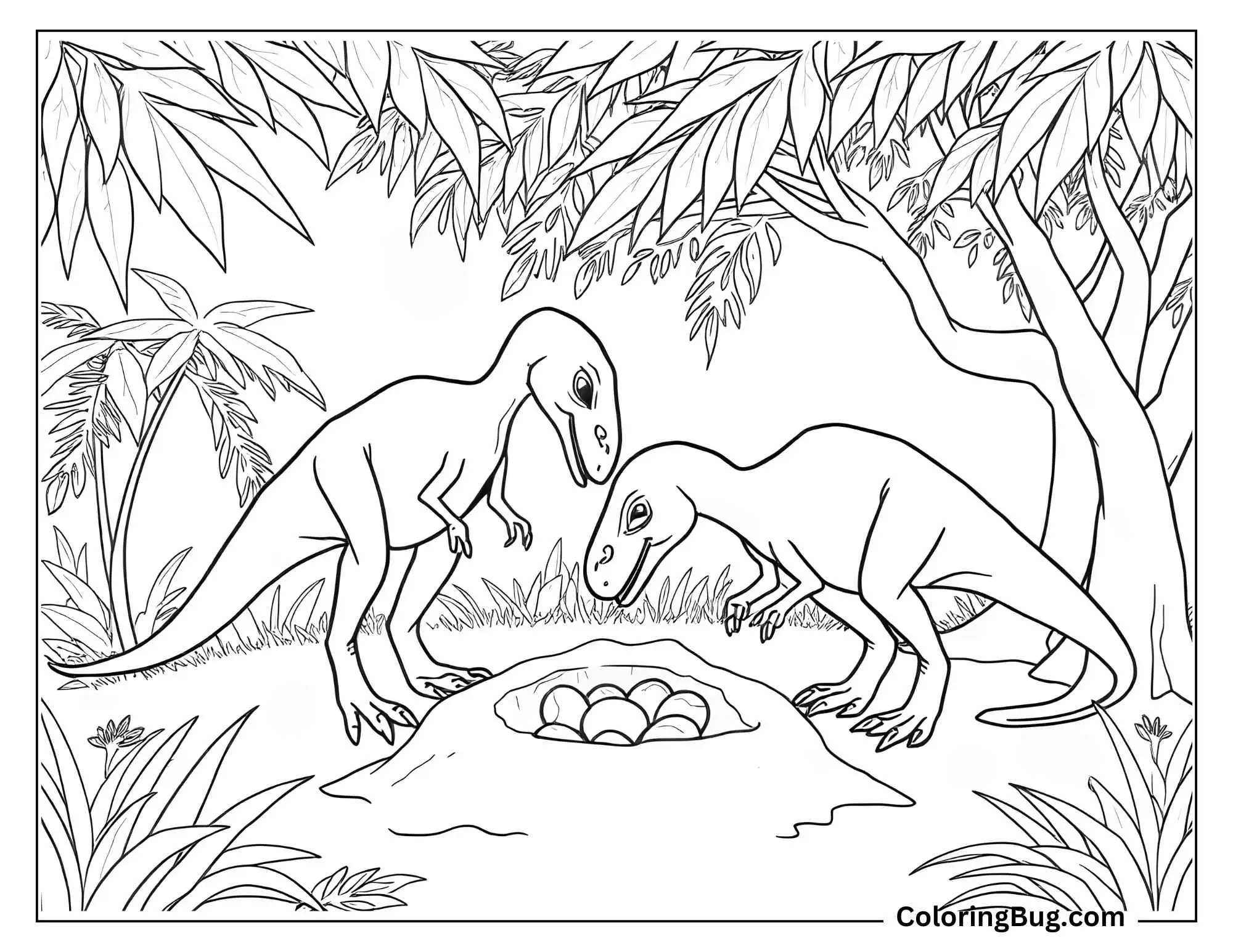 30 Velociraptor Coloring Pages (Free Printable PDFs)