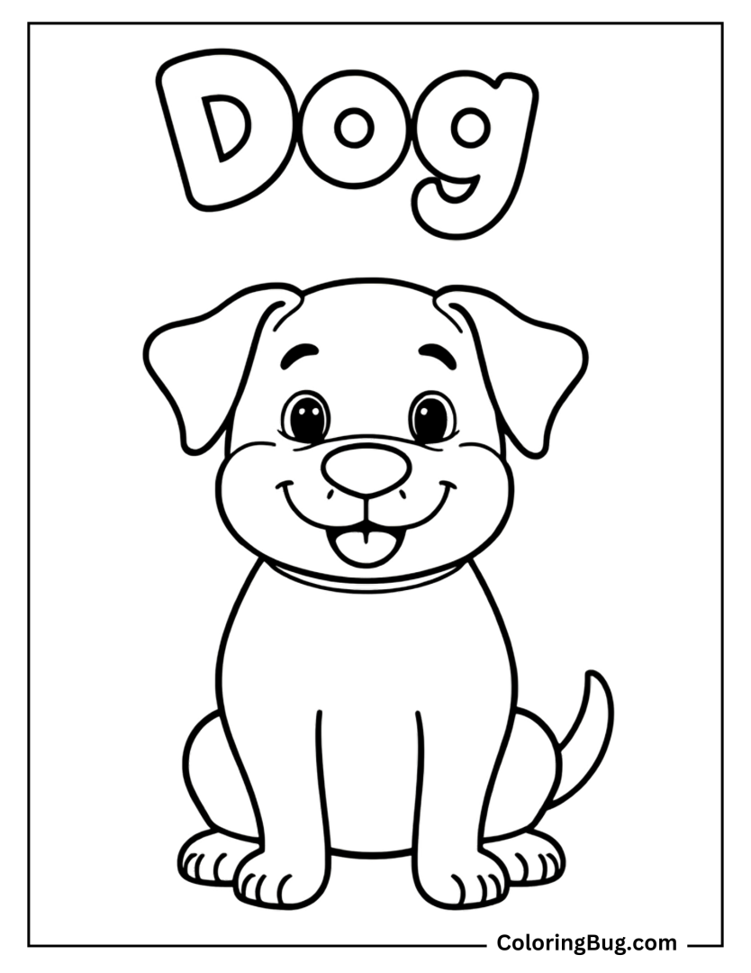 440+ Dog Coloring Pages (Free Printable PDFs)