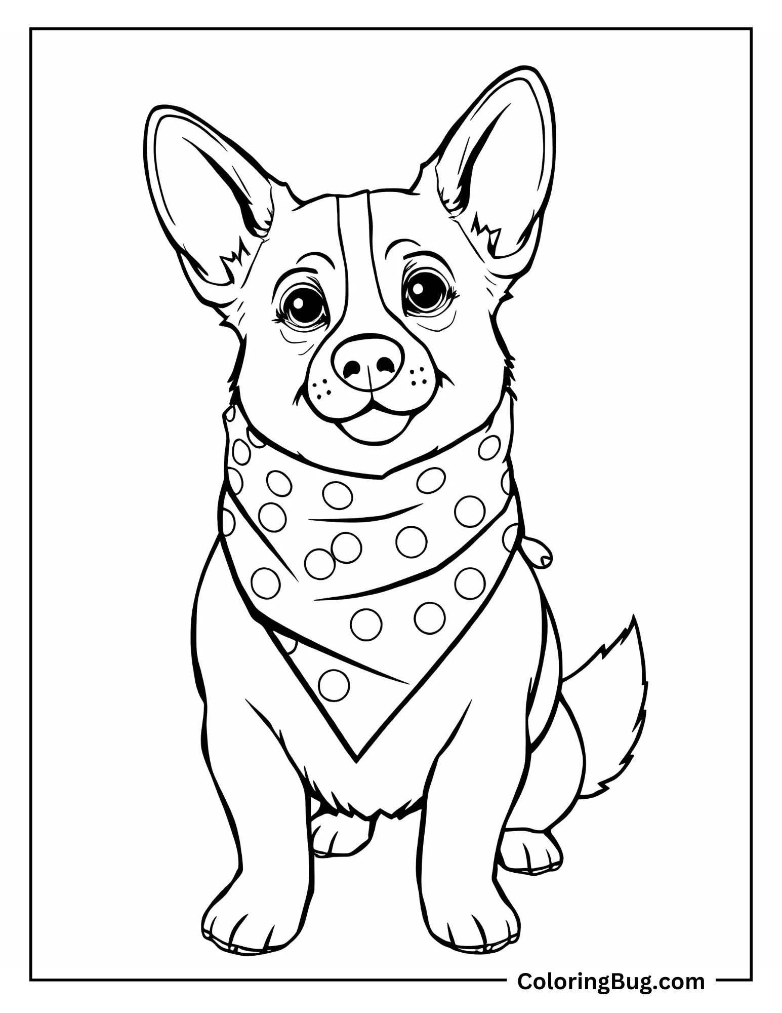 30 Corgi Coloring Pages (Free Printable PDFs)