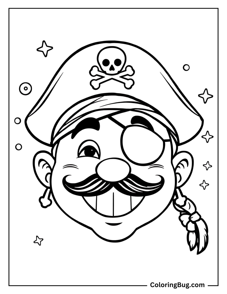 40 Cool Pirate Coloring Pages (Free Printable PDFs)