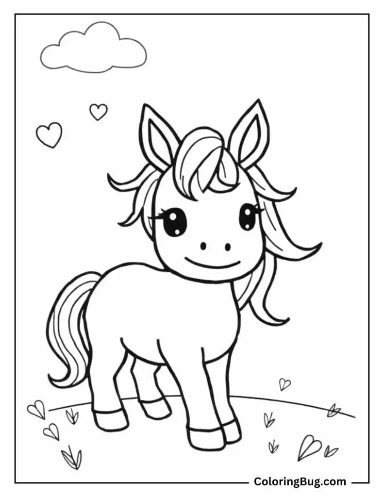 74 Horse Coloring Pages (Free Printable PDFs)
