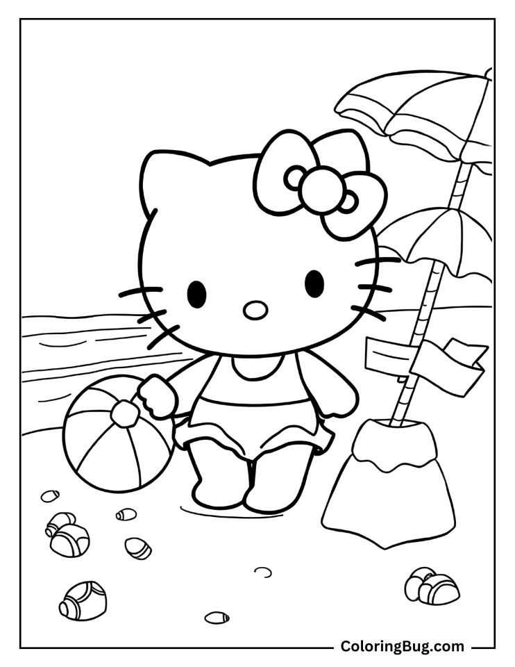 530+ Hello Kitty Coloring Pages (Free Printable PDFs)
