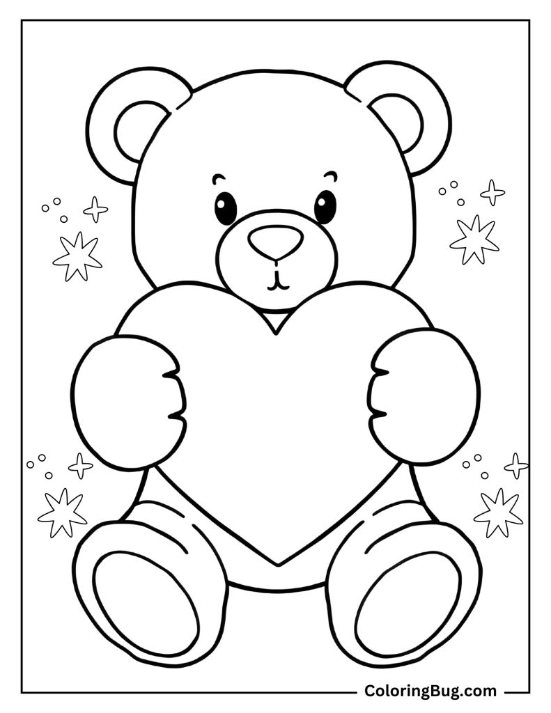 54 Teddy Bear Coloring Pages (Free Printable PDFs)