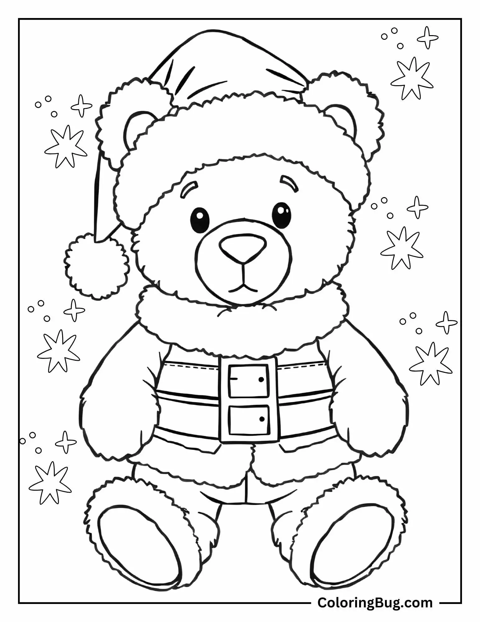 54 Teddy Bear Coloring Pages (Free Printable PDFs)