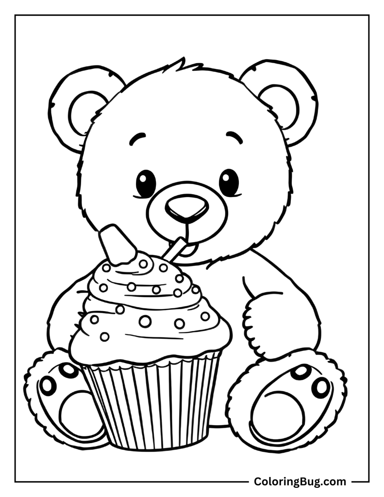 54 Teddy Bear Coloring Pages (Free Printable PDFs)