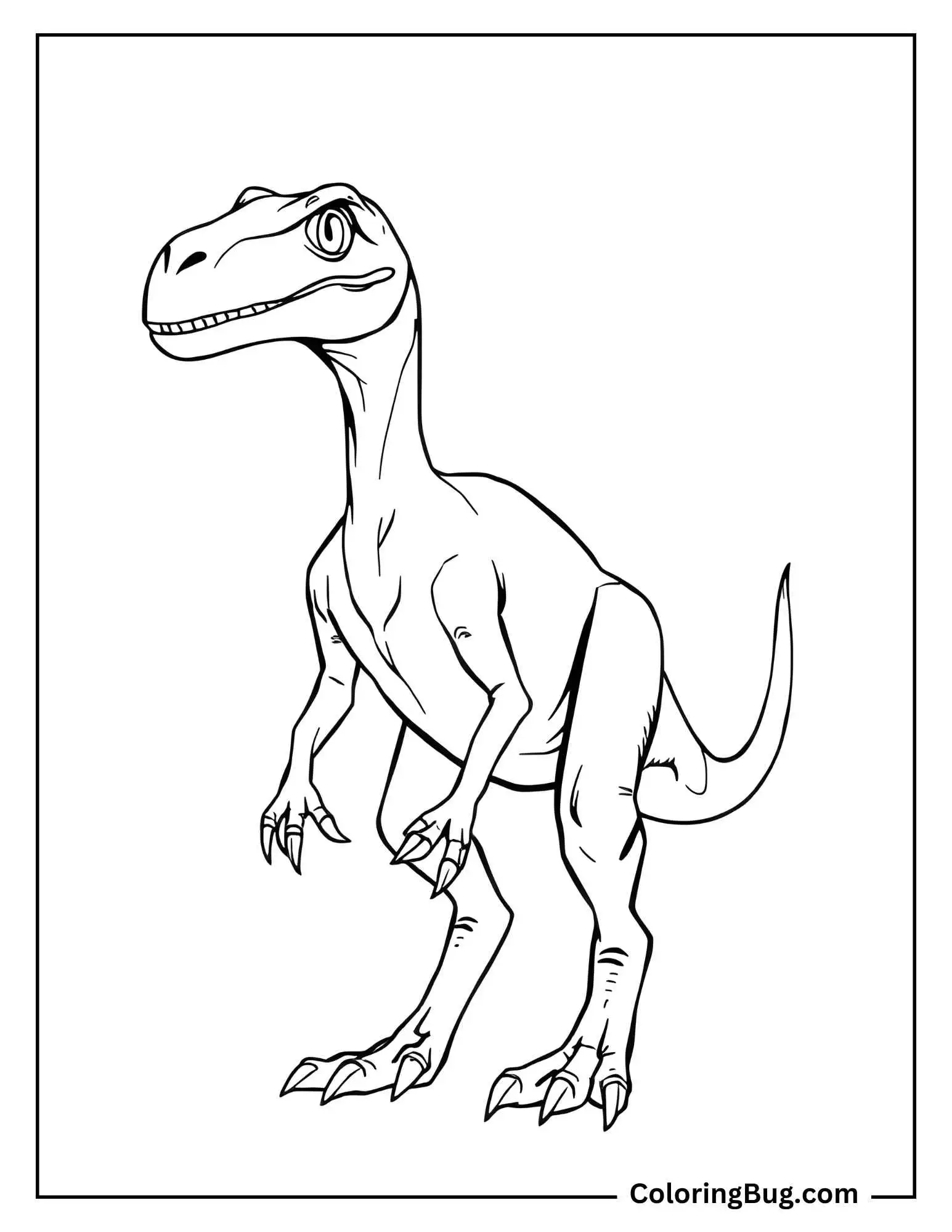 30 Velociraptor Coloring Pages (Free Printable PDFs)