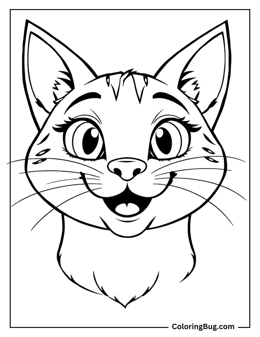 60 Cat Coloring Pages (Free Printable PDFs)