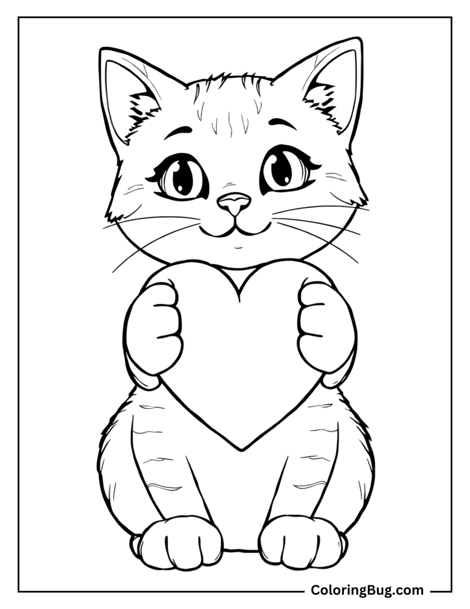 68 Cute Cat Coloring Pages (Free Printable PDFs)