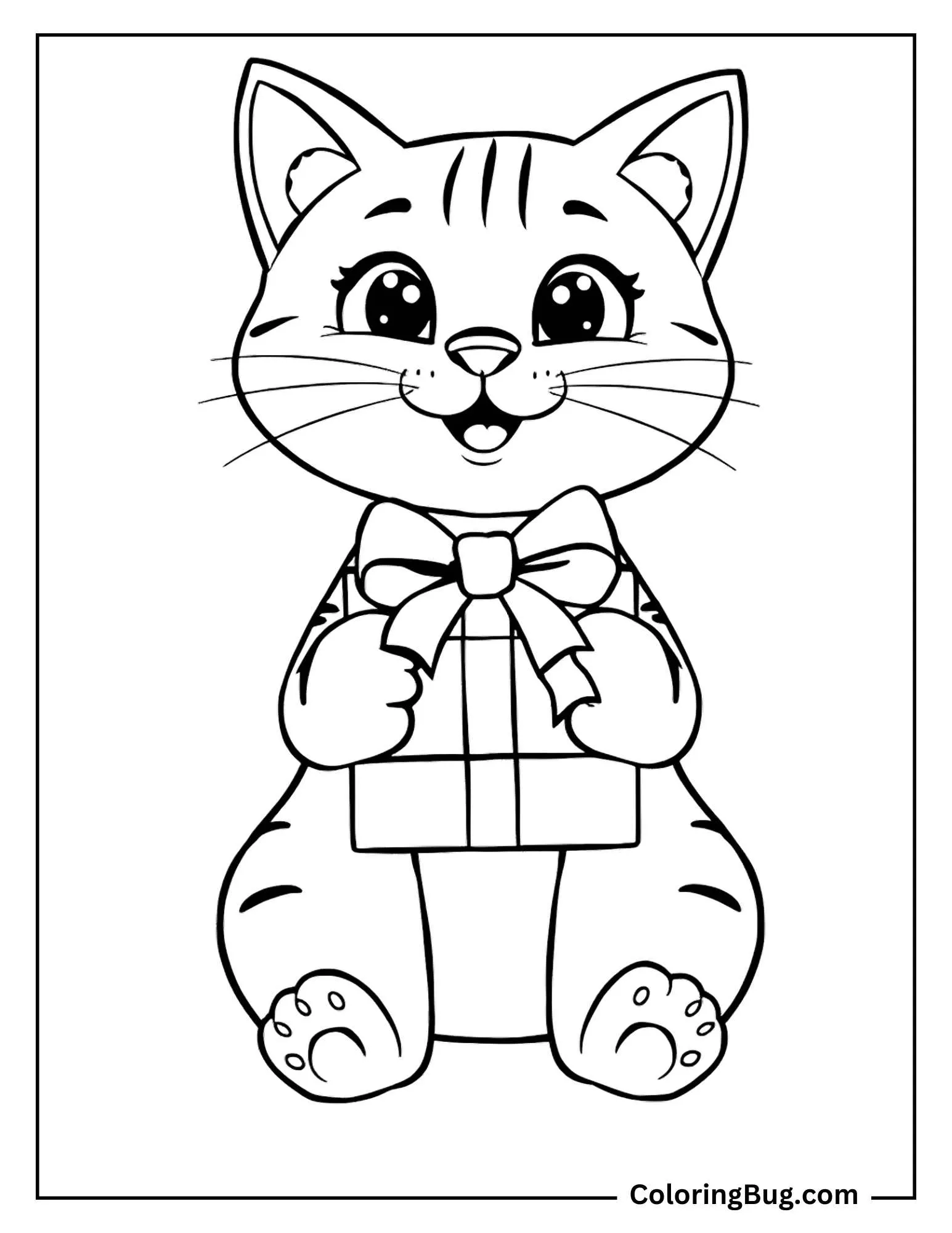 68 Cute Cat Coloring Pages (Free Printable PDFs)