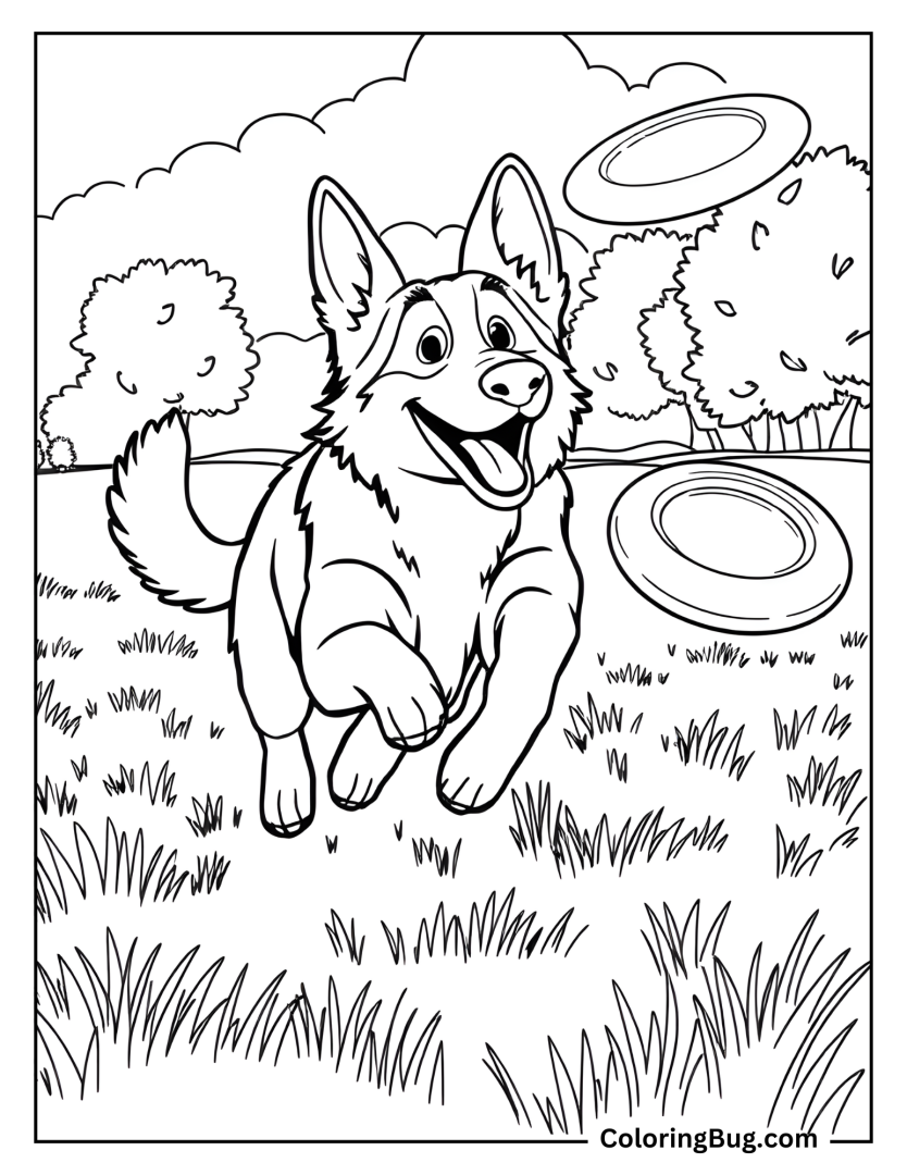 30 German Shepherd Coloring Pages (Free Printable PDFs)