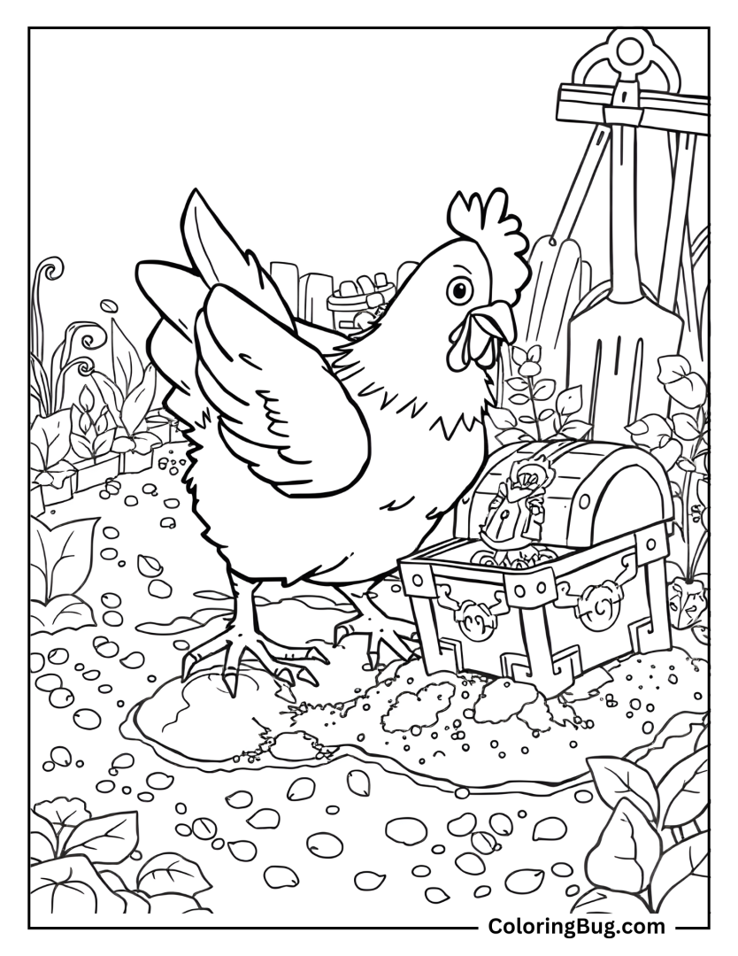 40 Chicken Coloring Pages (Free Printable PDFs)