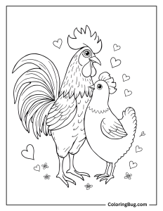40 Chicken Coloring Pages (Free Printable PDFs)