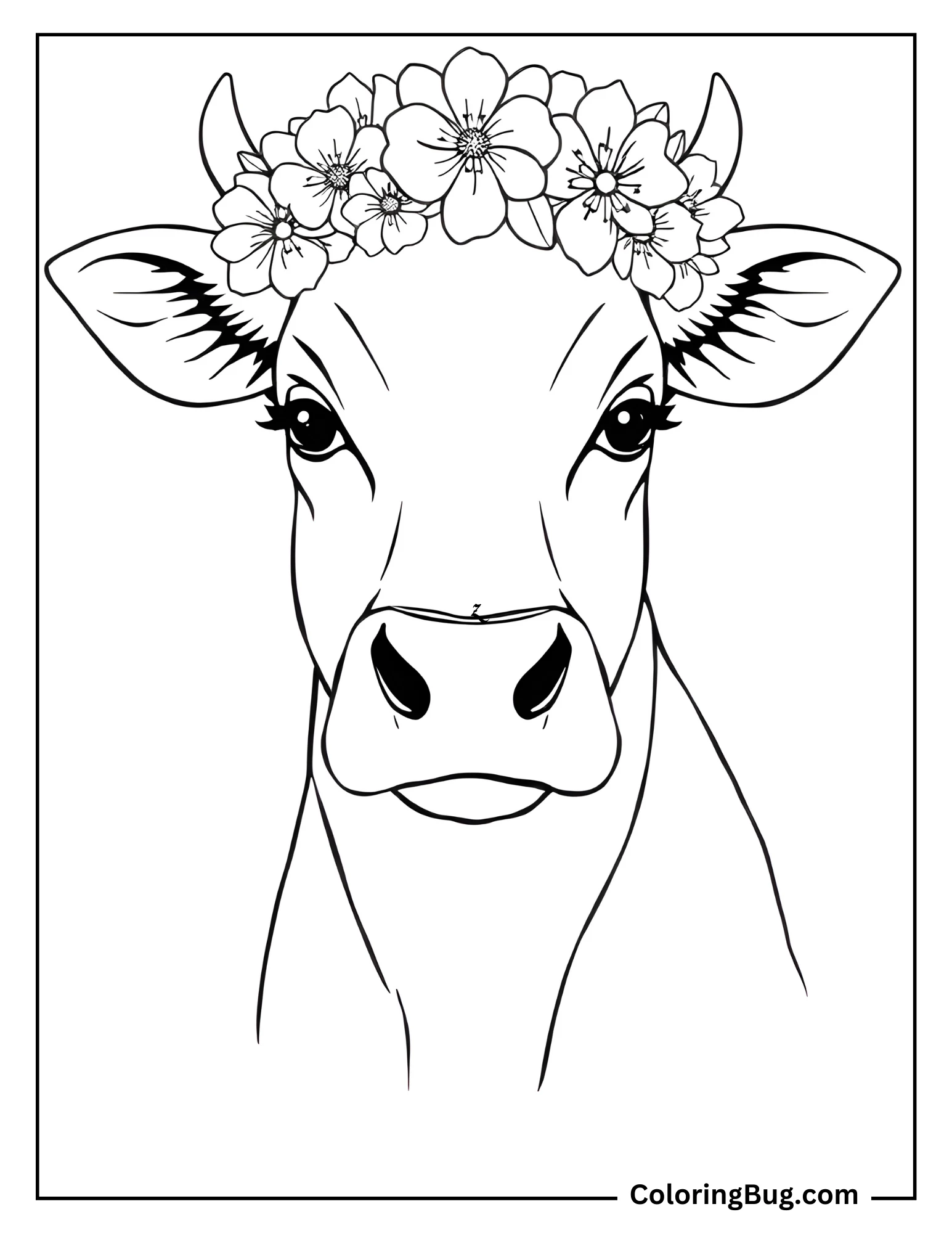 90+ Cow Coloring Pages (Free Printable PDFs)