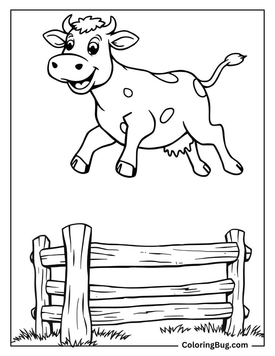 90+ Cow Coloring Pages (Free Printable PDFs)