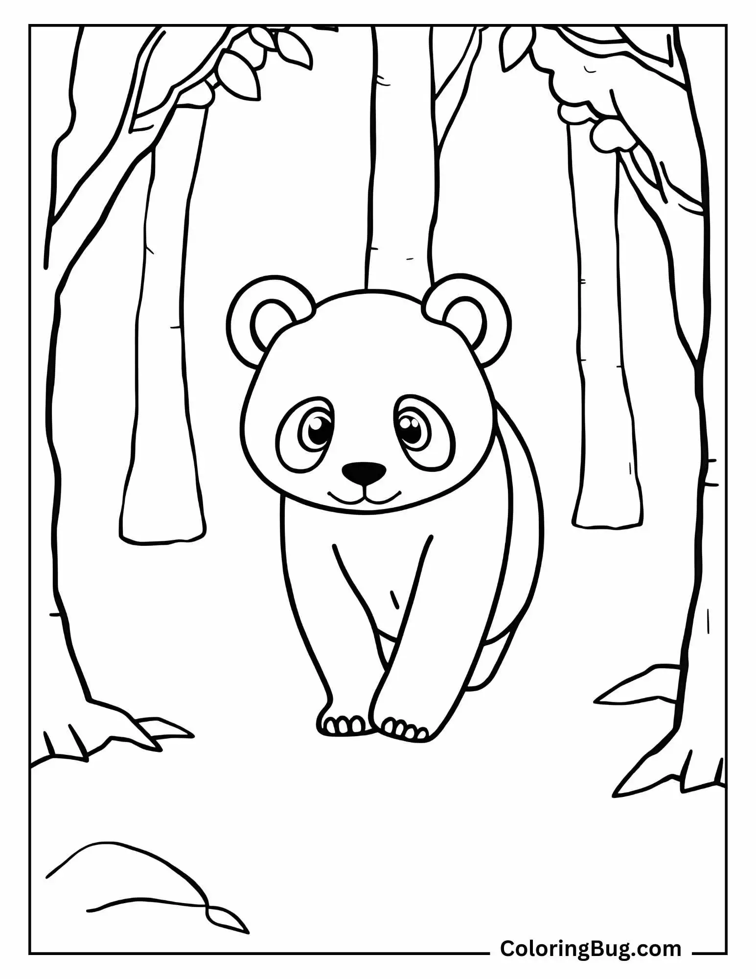 24 Panda Coloring Pages (Free Printable PDFs)