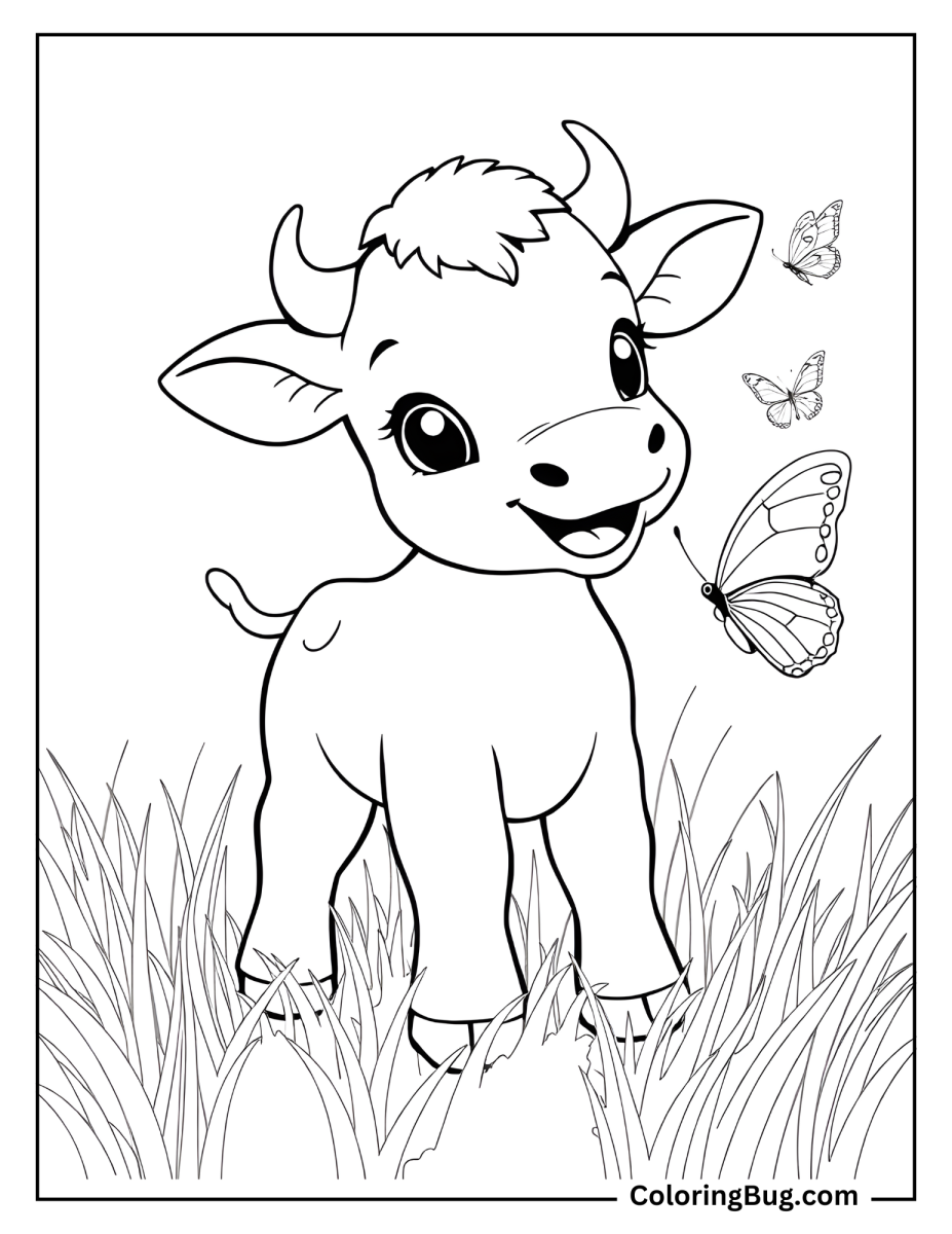 90+ Cow Coloring Pages (Free Printable PDFs)