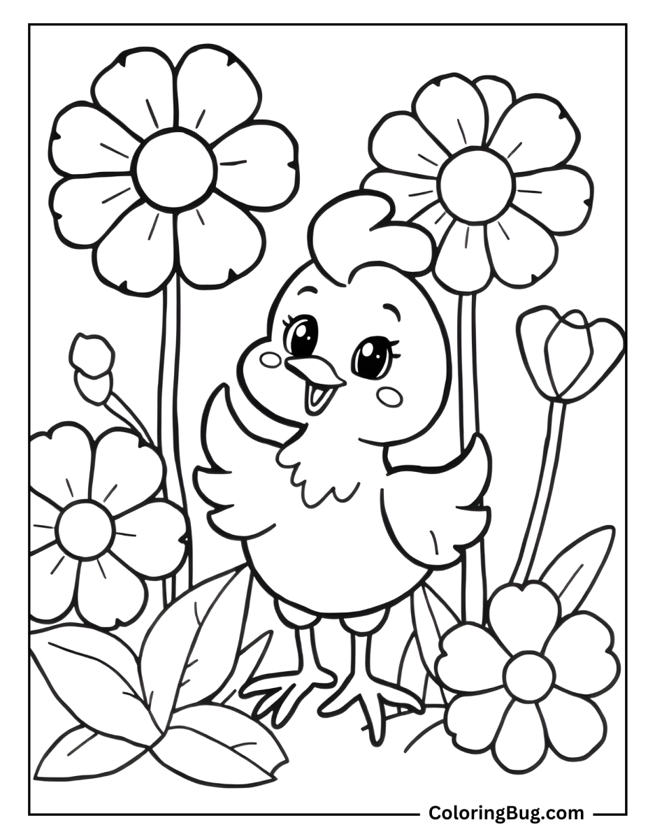 40 Chicken Coloring Pages (Free Printable PDFs)